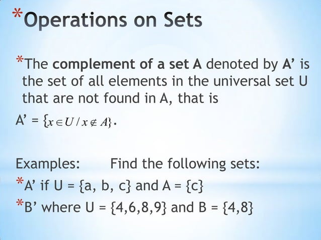 1. sets and basic notations | PPTX