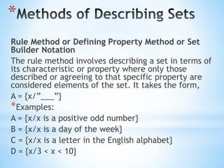 1. sets and basic notations | PPTX