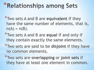 1. sets and basic notations | PPTX