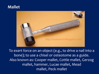 Surgical Instruments In OR | PPT