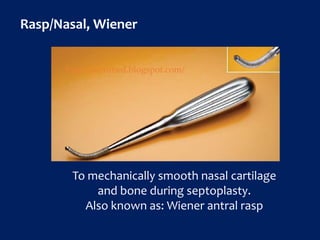 Surgical Instruments In OR | PPT