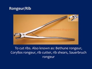 Surgical Instruments In OR | PPT
