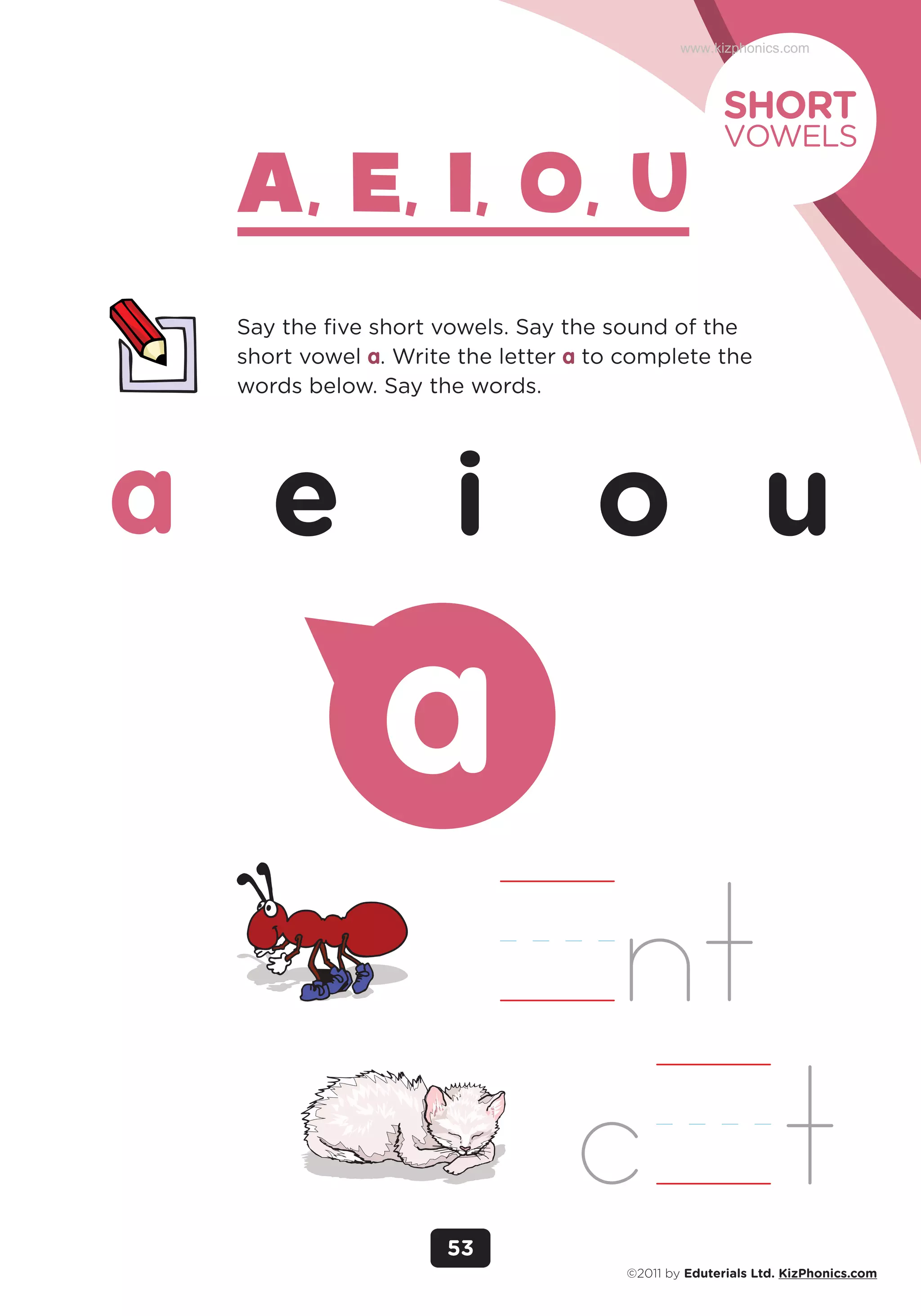 1 short vowels | PDF