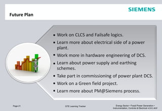 GTE Learning Tracker - Siemens Ltd | PPT