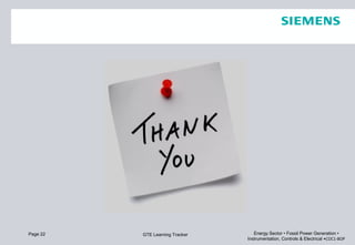 GTE Learning Tracker - Siemens Ltd | PPT