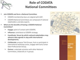 CODATA: Open Data, FAIR Data and Open Science/Simon Hodson | PPT