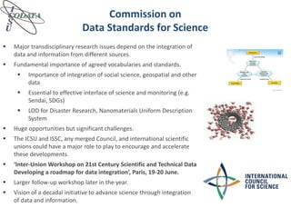 CODATA: Open Data, FAIR Data and Open Science/Simon Hodson | PPT