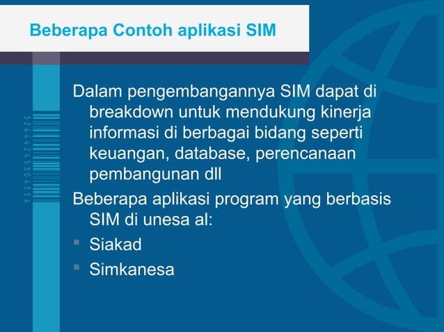 1. sim untuk organisasi publik | PPT