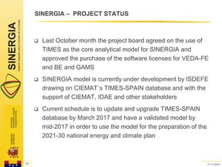 SINERGIA: Analytical framework for the definition of medium and long ...