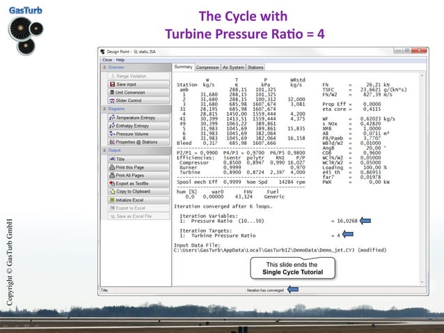 syngle cycle analysis of gas turbine engine | PPT