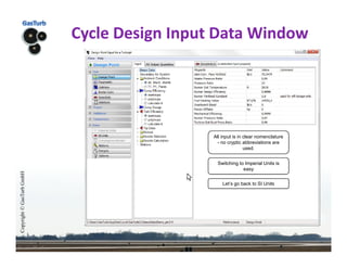 Cycle Design Input Data Window-GASTURB SOFT | PPT