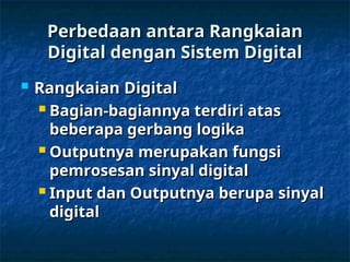 sistem digital dan contoh pengaplikasiannya | PPT
