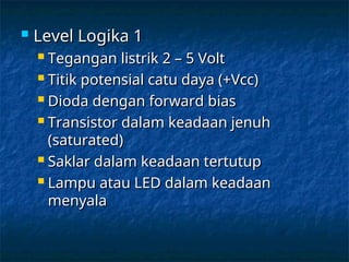 sistem digital dan contoh pengaplikasiannya | PPT