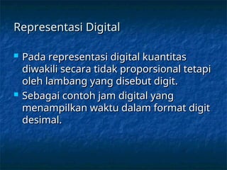 sistem digital dan contoh pengaplikasiannya | PPT