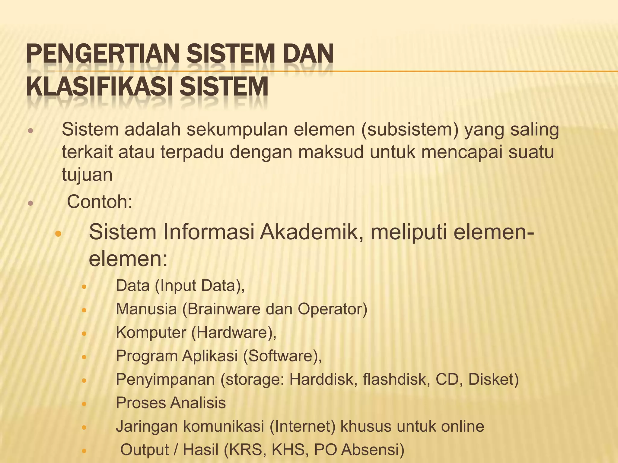 1 sistem informasi manajemen | PPTX