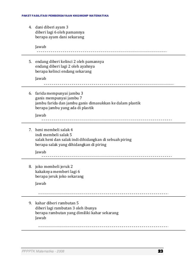 Contoh Latihan Soal Contoh Soal Cerita Matematika Dis - vrogue.co Contoh Latihan Soal Contoh Soal Cerita Matematika Dis - vrogue.co