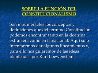 1-26. Sobre el Concepto de Constitución y El derecho constitucional y ...