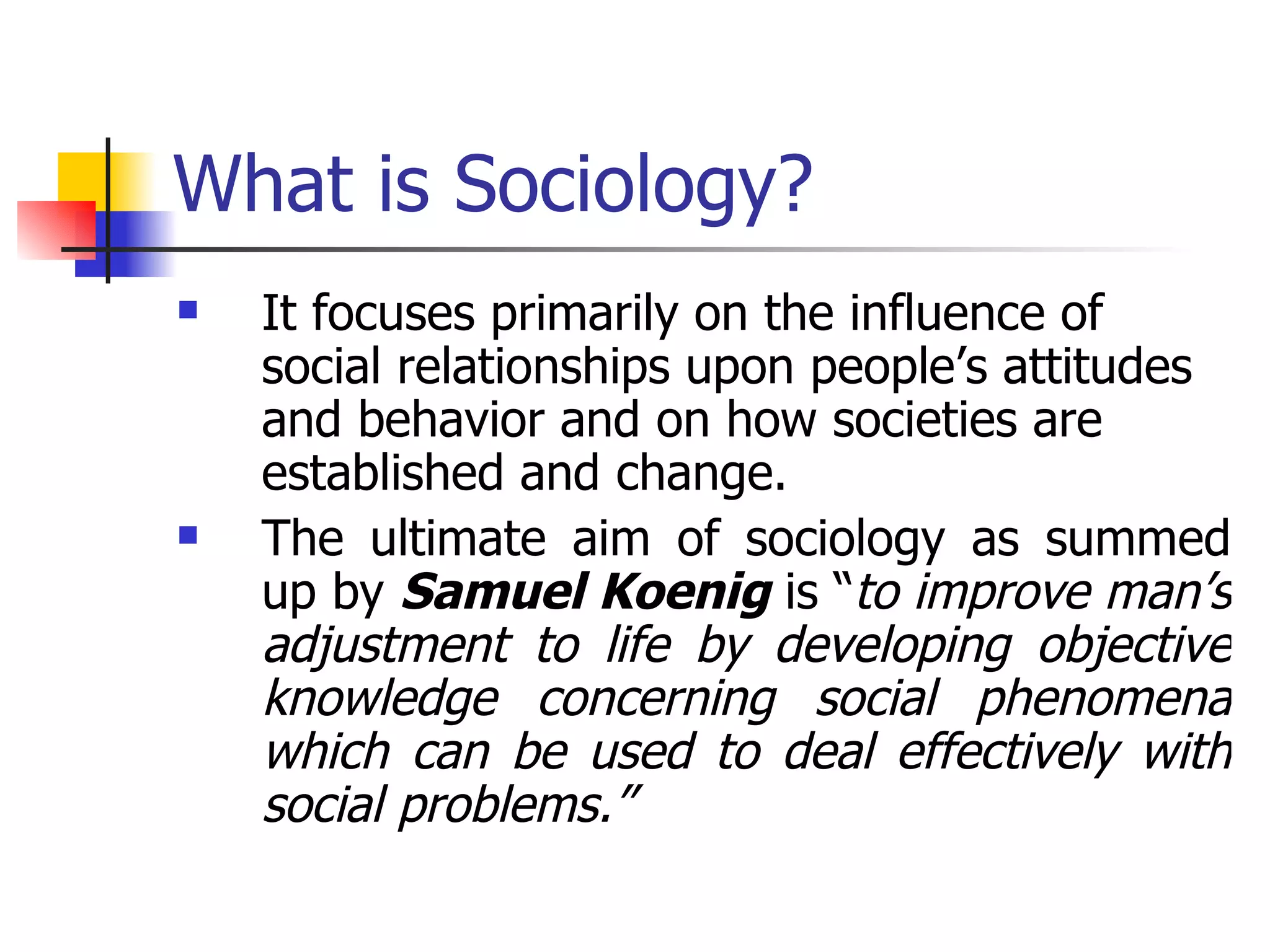 1 Sociology | PPT