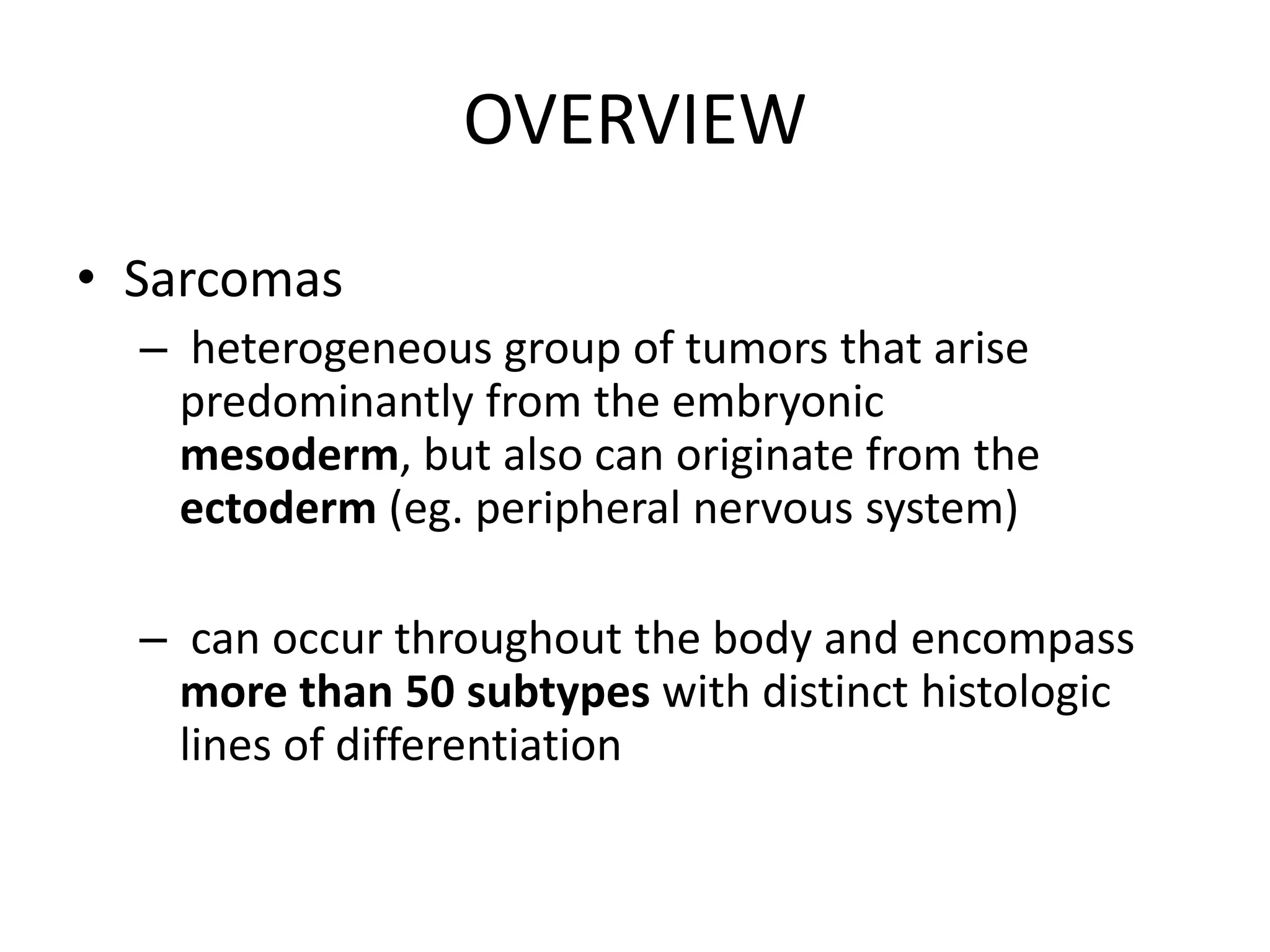 1 soft tissue sarcomas | PPTX