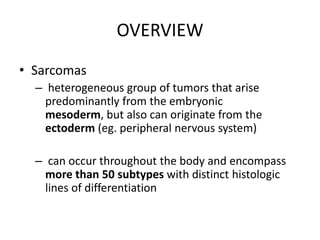 1 soft tissue sarcomas | PPTX