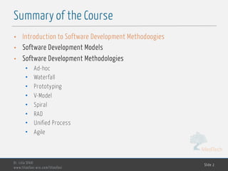 Software Engineering - chp1- software dev methodologies | PPT