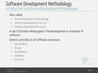 Software Engineering - chp1- software dev methodologies | PPT