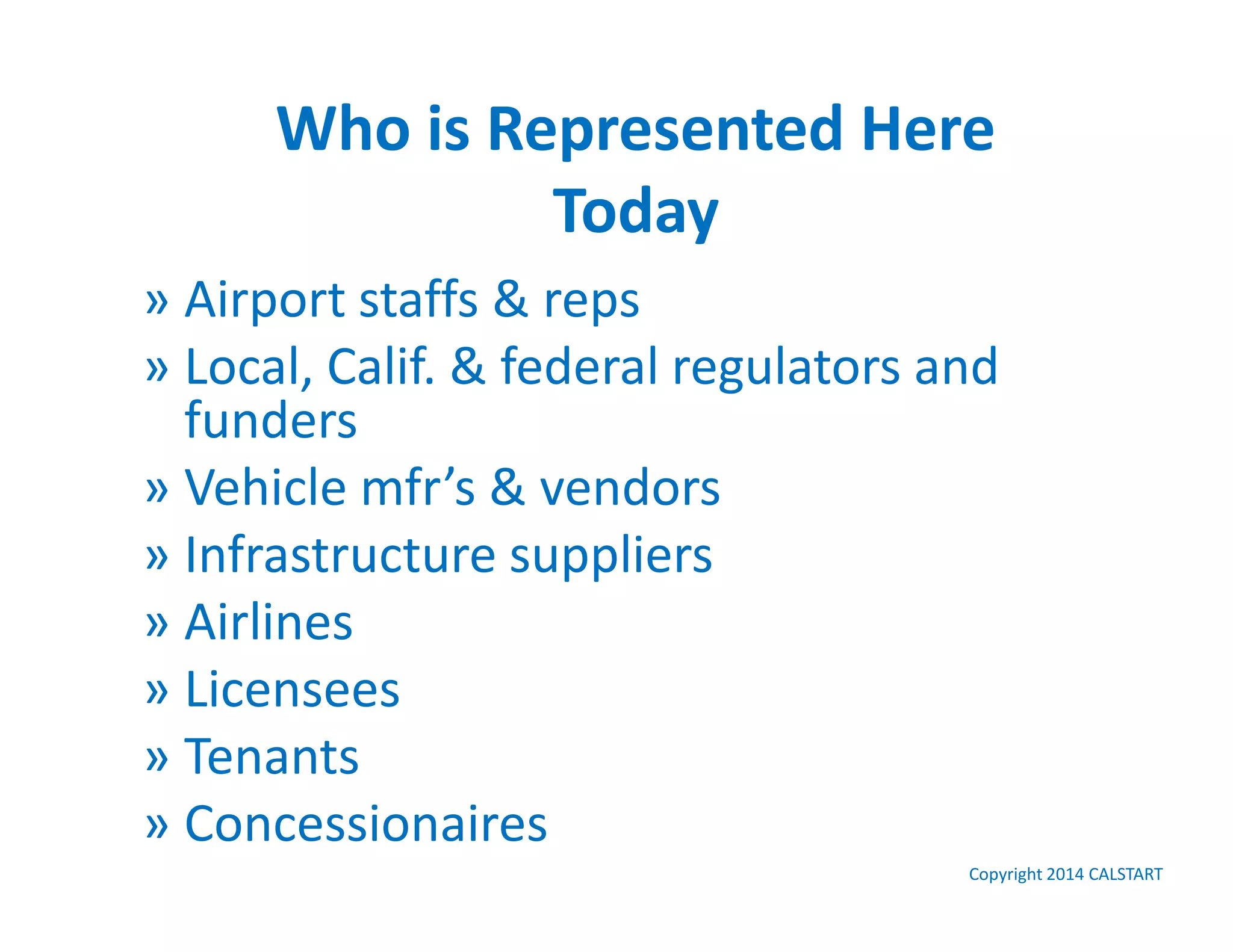 Northern California Green Airport Fleet Partnership Workshop and Expo ...