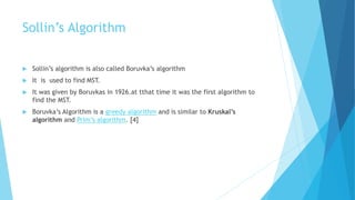 1 sollins algorithm | PPTX