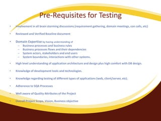 1 sqa and testing concepts | PPT