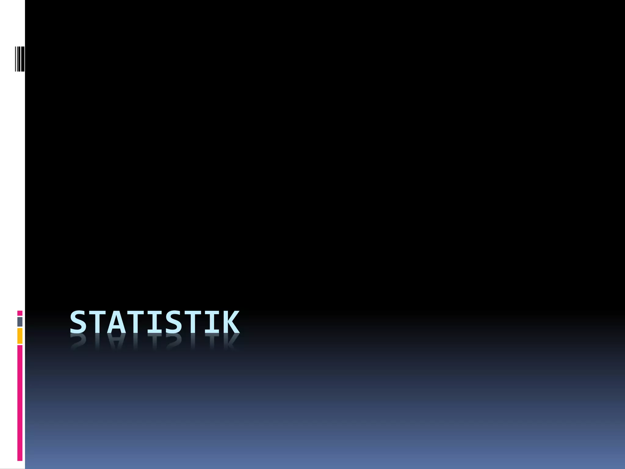 1 statistik | PPT