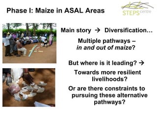Maize Pathways workshop presentation 1: Overview slides | PPT