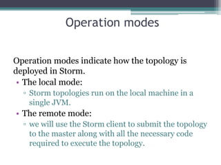 Slide #1:Introduction to Apache Storm | PPTX