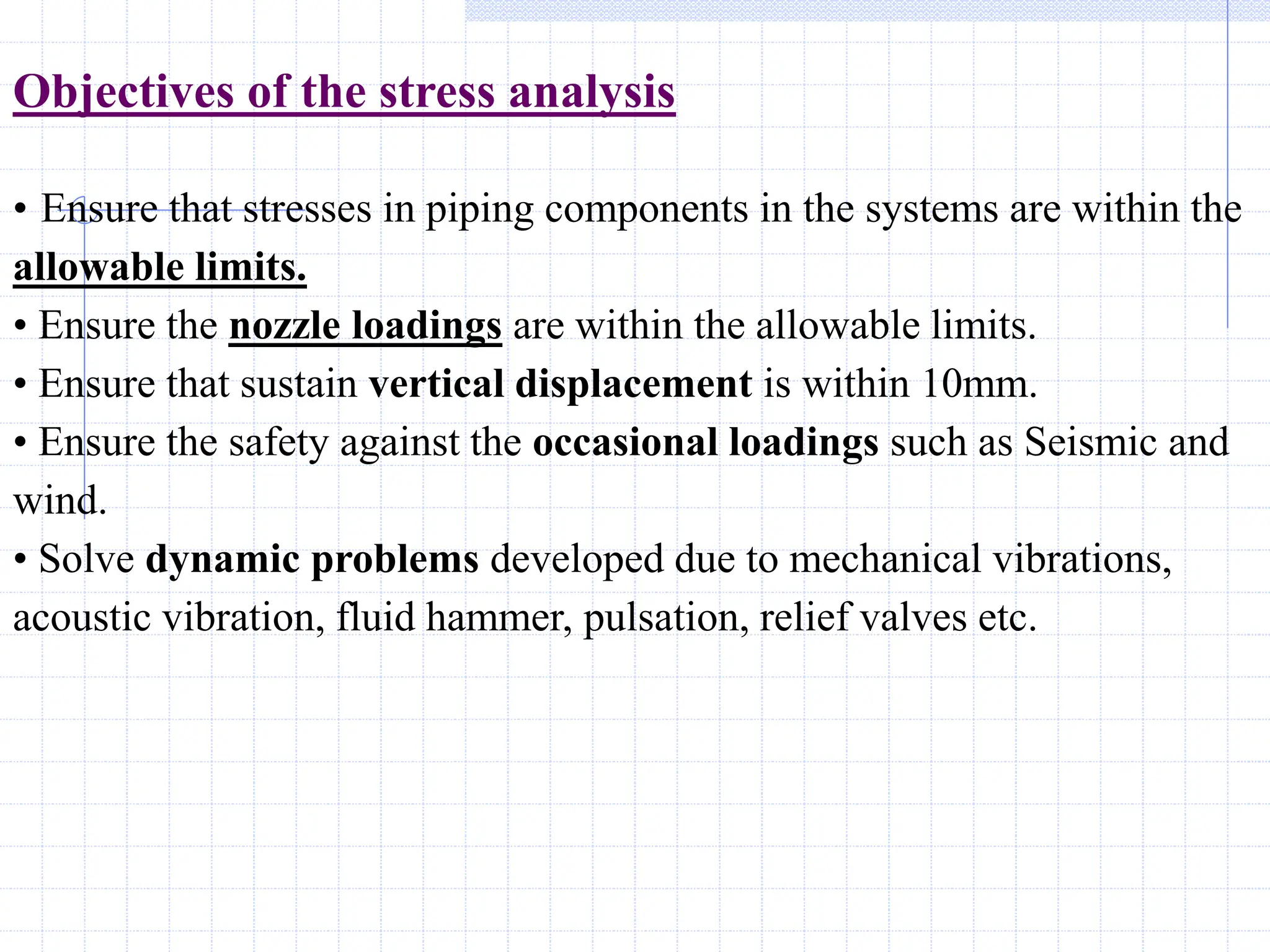 Piping Stress Analysis basics (Caesar-II | PPT