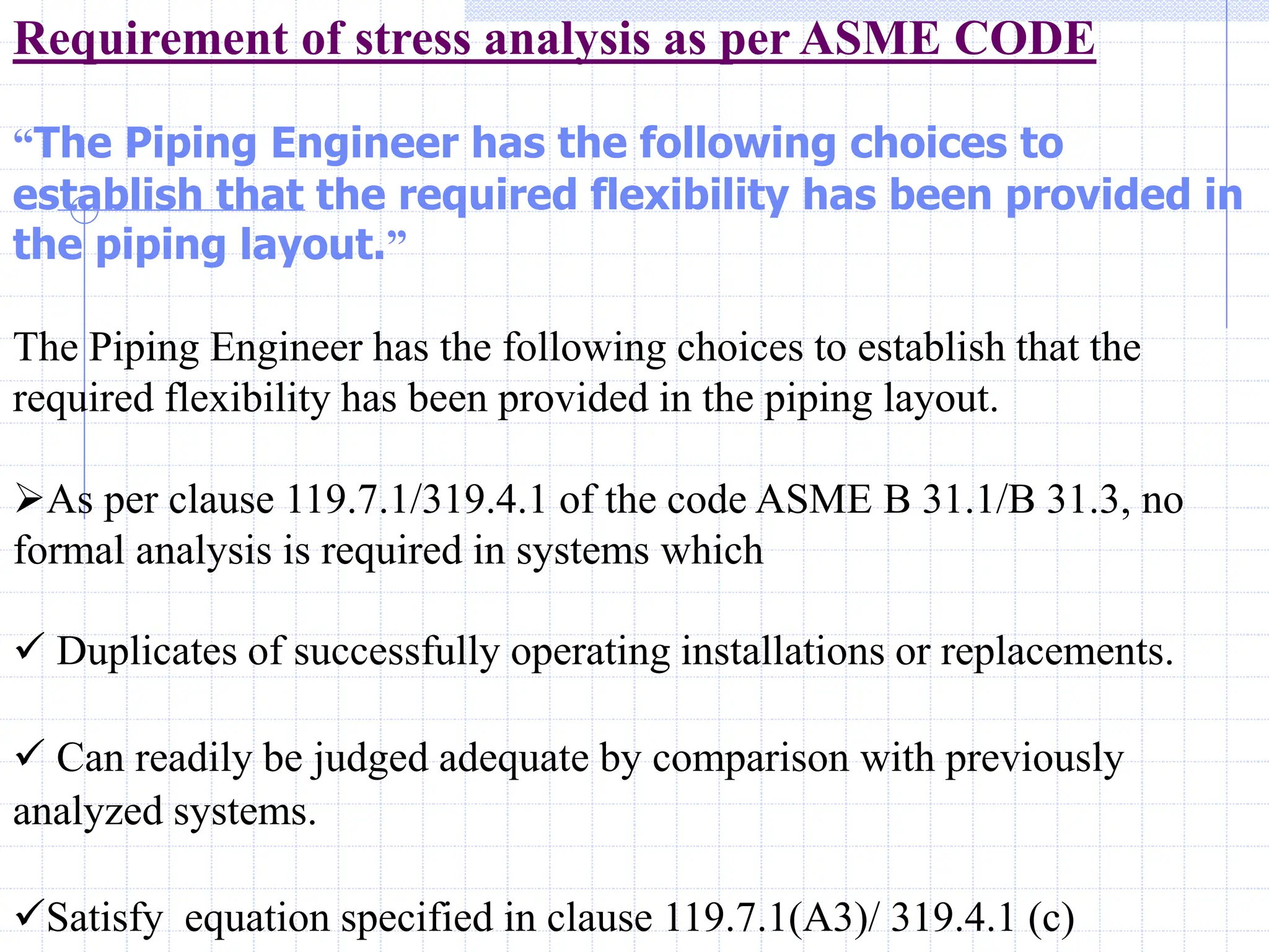 Piping Stress Analysis basics (Caesar-II | PPT