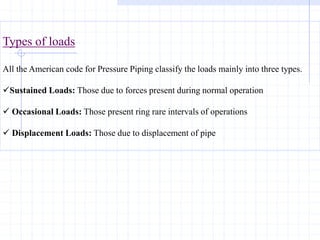 Piping Stress Analysis basics (Caesar-II | PPT