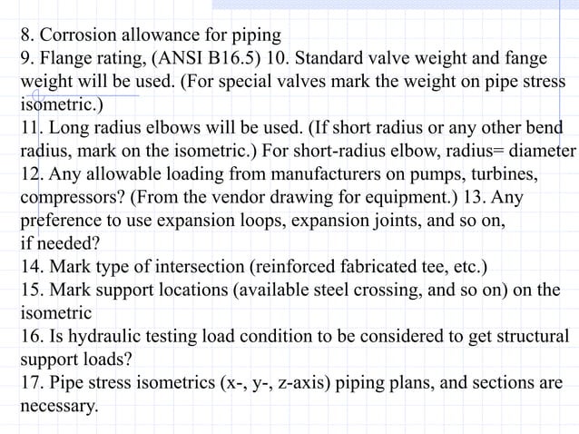 Piping Stress Analysis basics (Caesar-II | PPT | Physics | Science