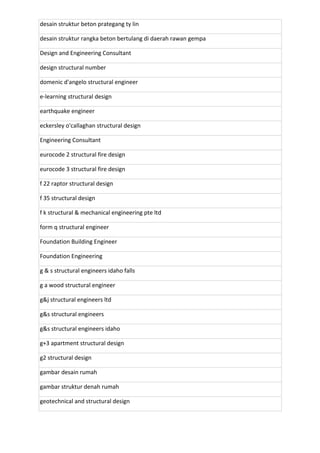 Jasa Desain Struktur | Structural Design | Structural Engineering | Edi ...