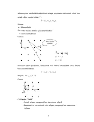 1.struktur kristal (hand_out) | PDF