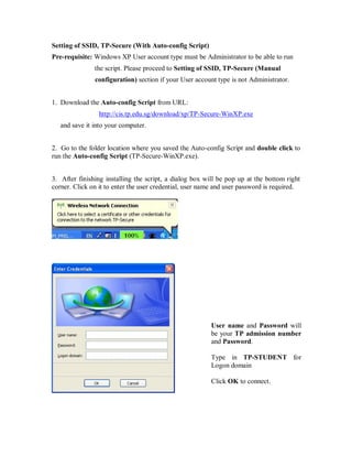 1 Student Windows Xp Tp Secure Guide | PDF