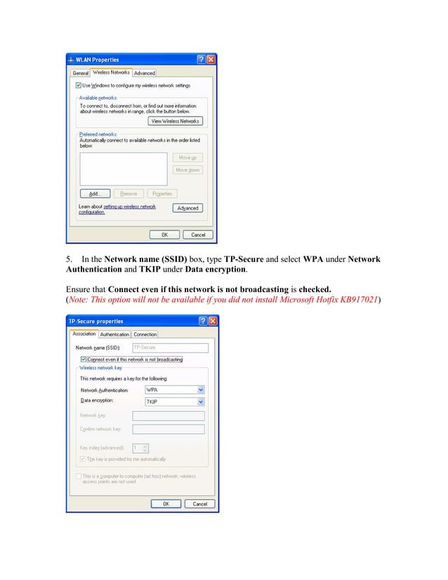 1 Student Windows Xp Tp Secure Guide | PDF