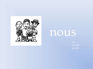 French Subject Pronoun WSM | PPTX