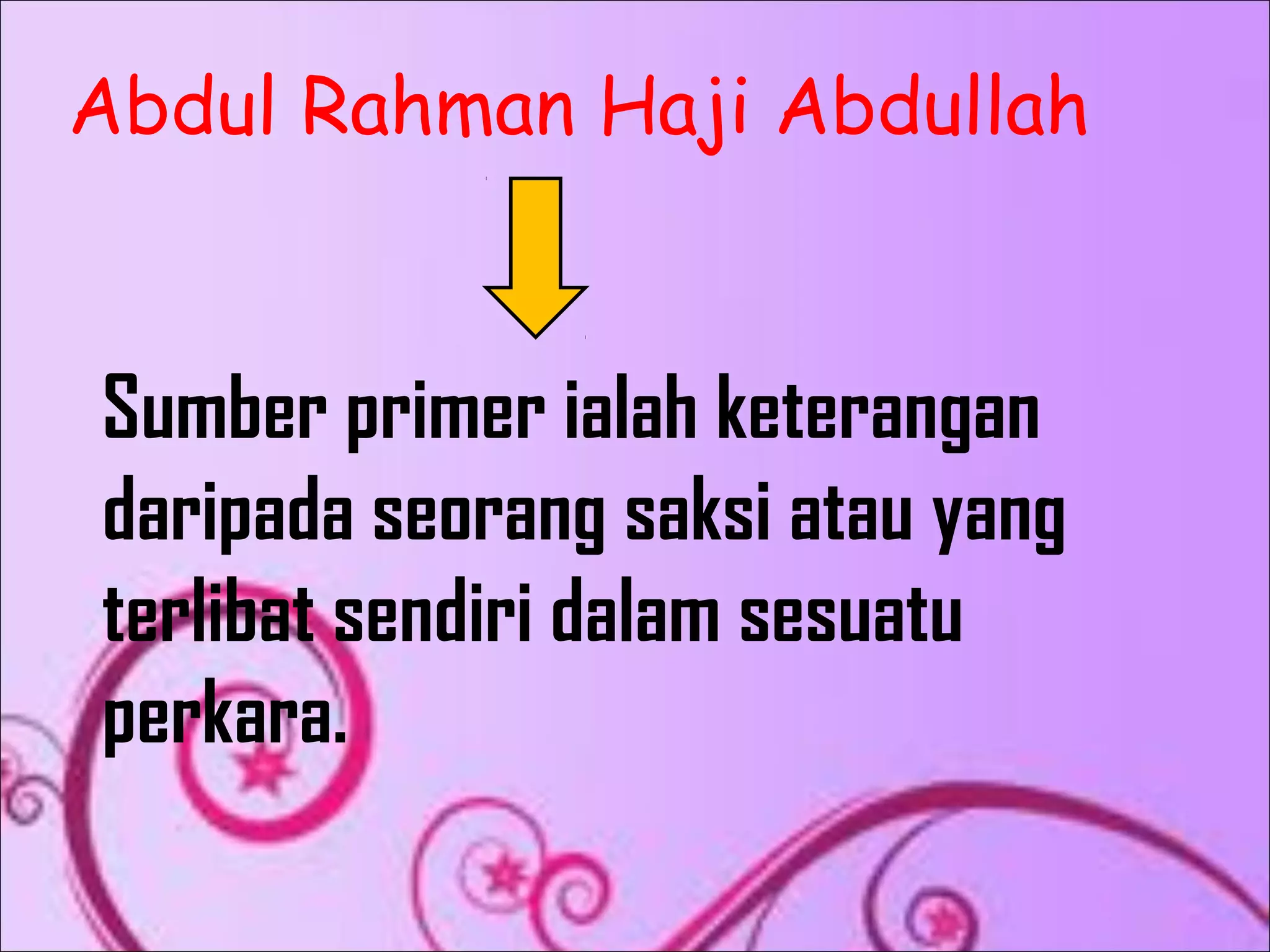 1. sumber primer | PPT