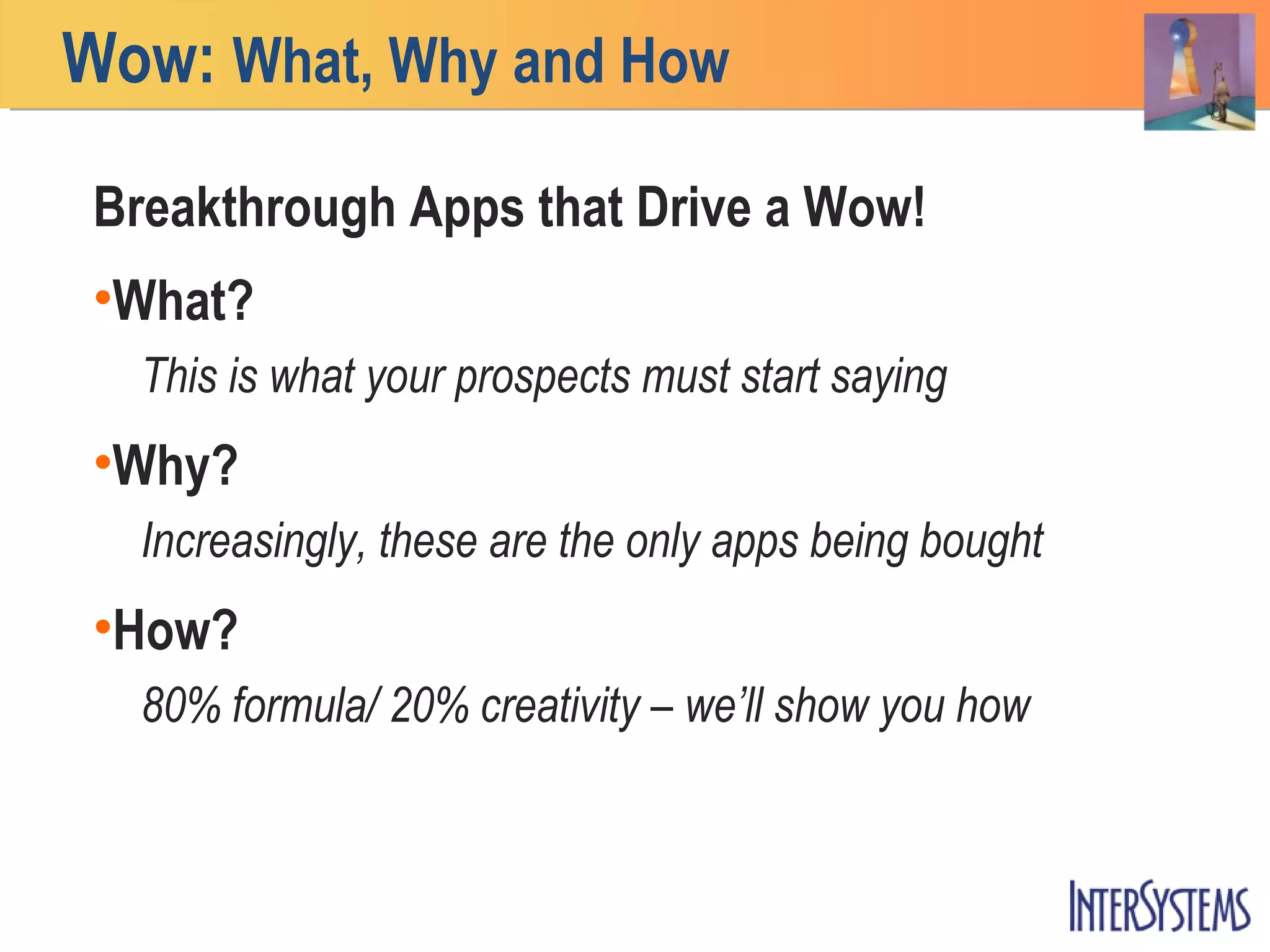 Wow, what why and how | PPT