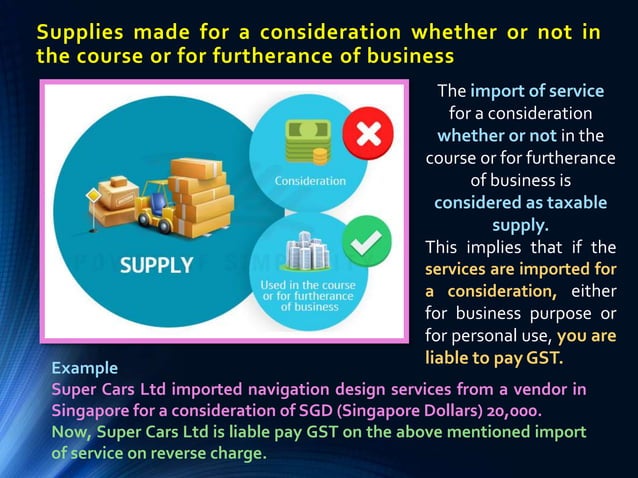 GST supply -- charging section | PPT