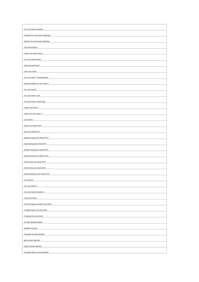Surveyor Pemetaan Ukur Tanah Topografi Kutai Barat-Sendawar Kalimantan ...