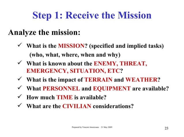 Police Tactical Decision Making & Planning | PPT
