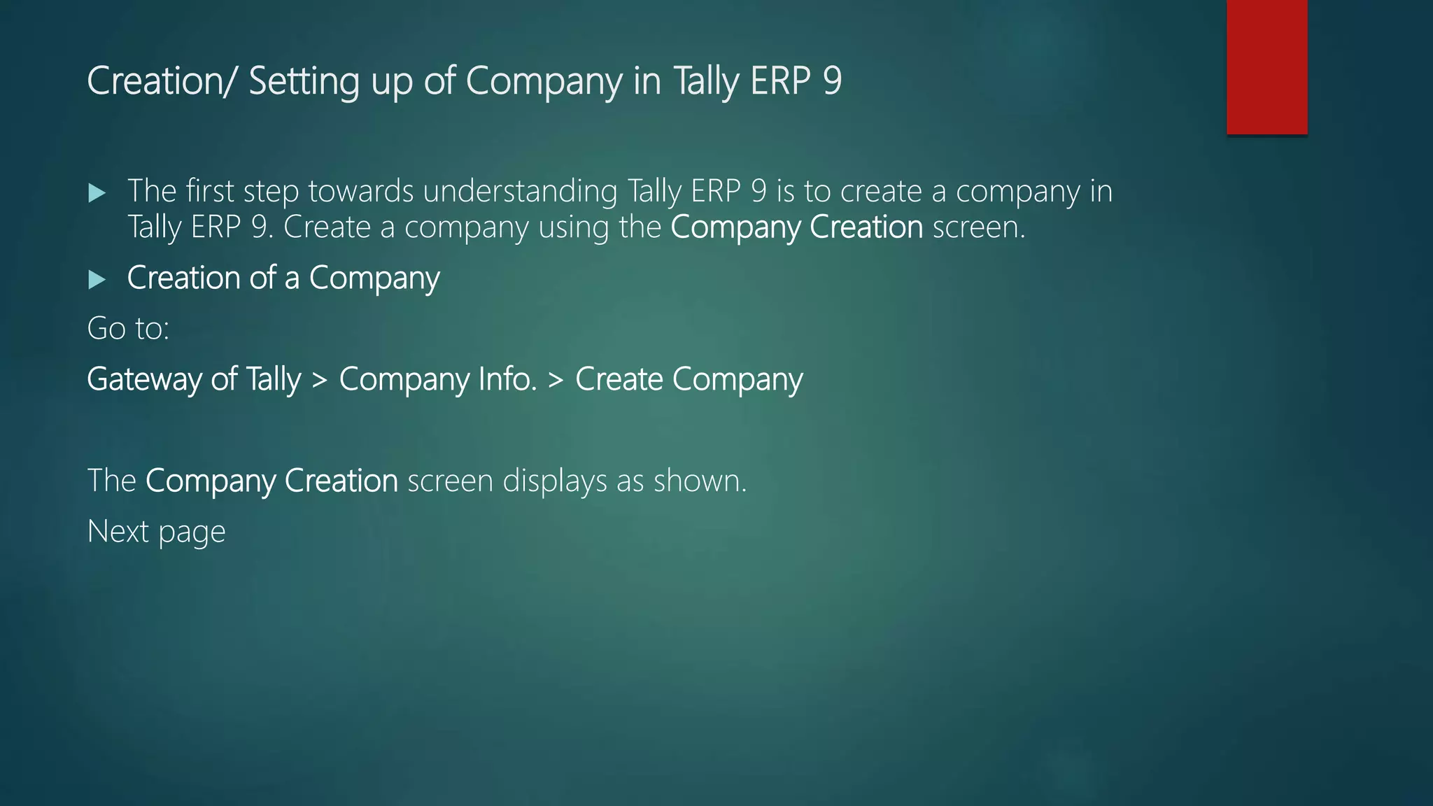1 tally presentation | PPTX