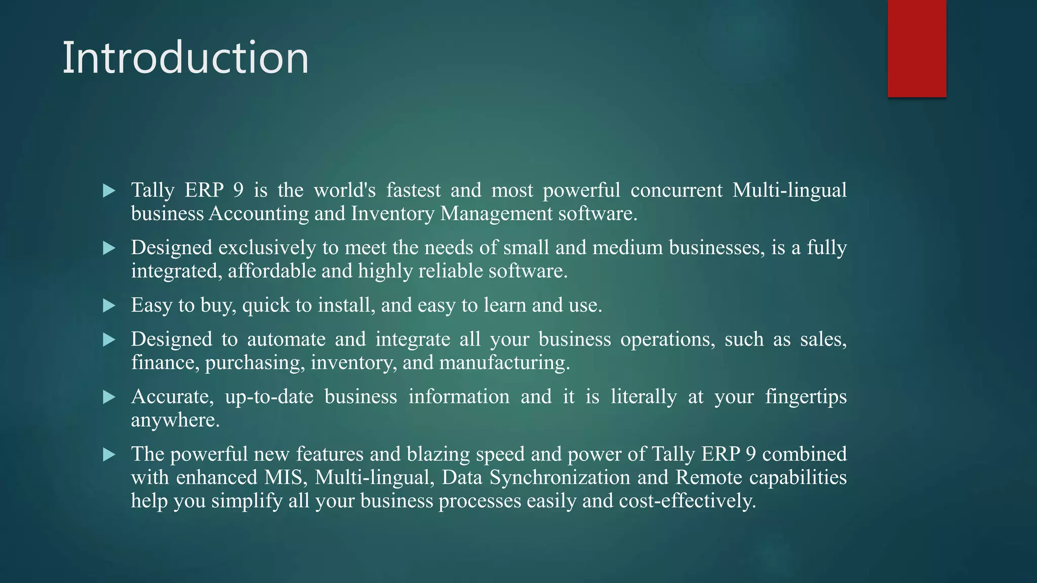 1 tally presentation | PPTX