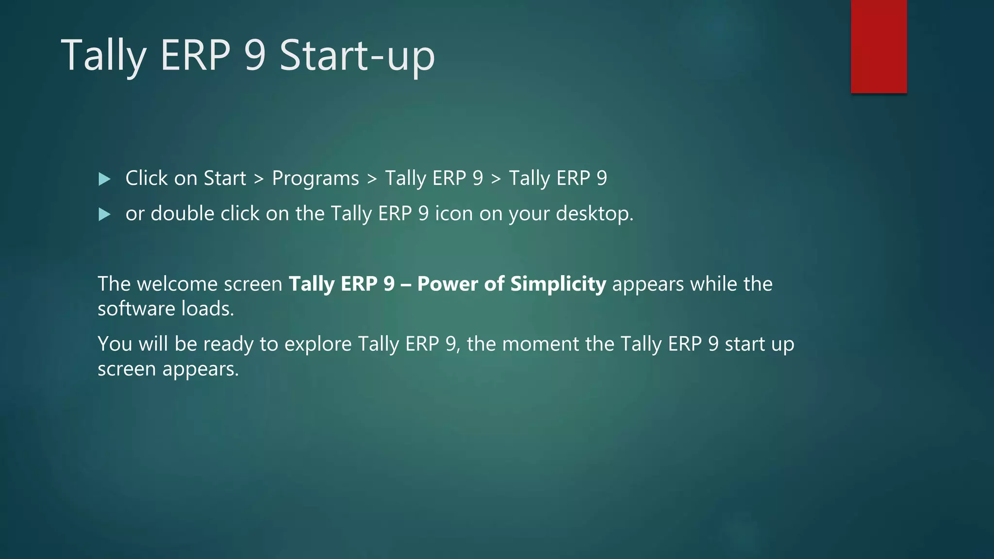 1 tally presentation | PPTX