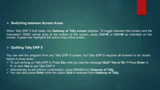 1 tally presentation | PPTX